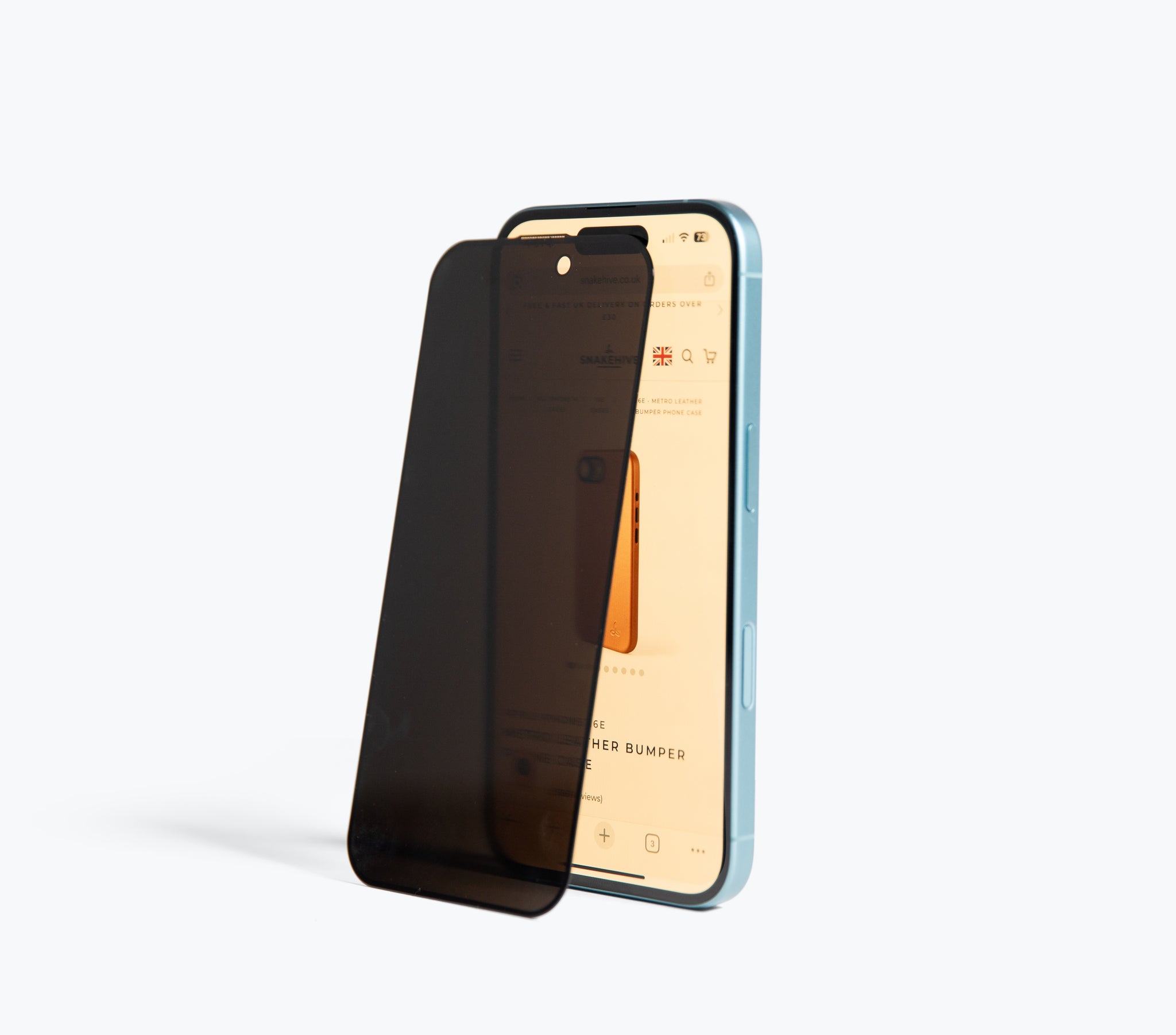 Privacy Glass Screen Protector (x2) for iPhone 16 Pro Max